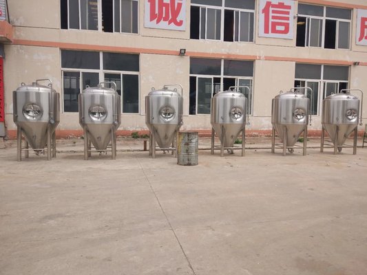 1000L Cooling jacketed conical fermenter equipment beer fermentation tank for beer brewing system