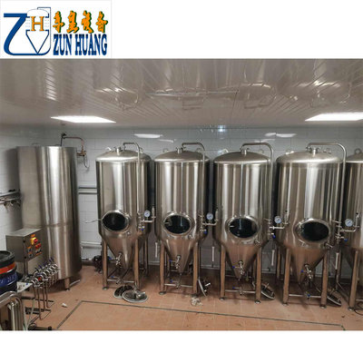 600L Stainless steel beer fermentation tank with cooling jacket for brewery