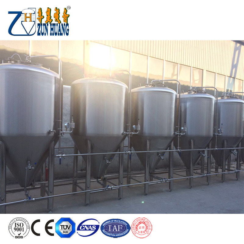 Hot selling stainless steel Jacket 1000L fermentation tank conical micro beer brewing equipment