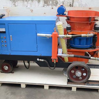 Wet Shotcrete Machine Supply HSP-7B Explosion-proof Wet Mix Shotcrete Guniting Machine