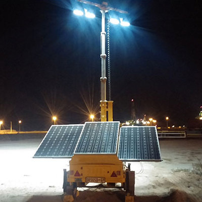 Led Light Tower For Sale MOT-400-A Noiseless Night Scan LED Solar Mobile Light Tower
