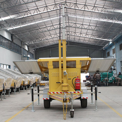Led Light Tower For Sale MOT-400-A Noiseless Night Scan LED Solar Mobile Light Tower
