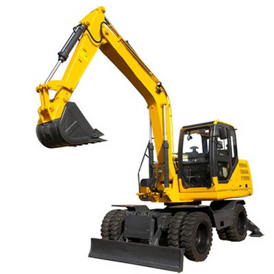 Mini Wheel Excavator Price JHL85 8.5 Ton Wheel Excavator China Factory