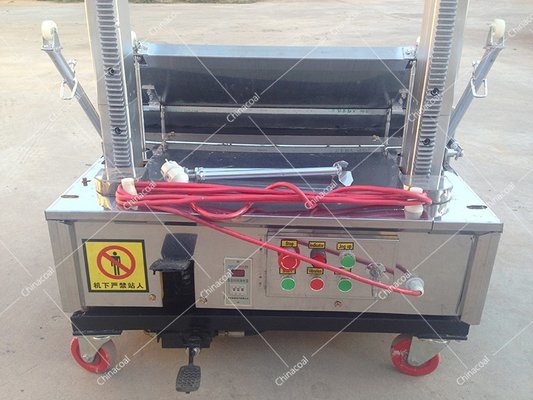 Wall Surface Mortar Lime Gypsum Plaster Render Automatic Wall Plastering Machine