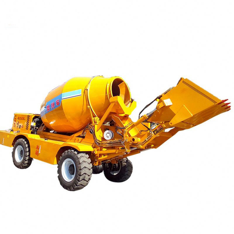 Concrete Pump With Mixer FM10 Mobile Concrete Mixing Truck Mobile Concrete Mixer With Pump