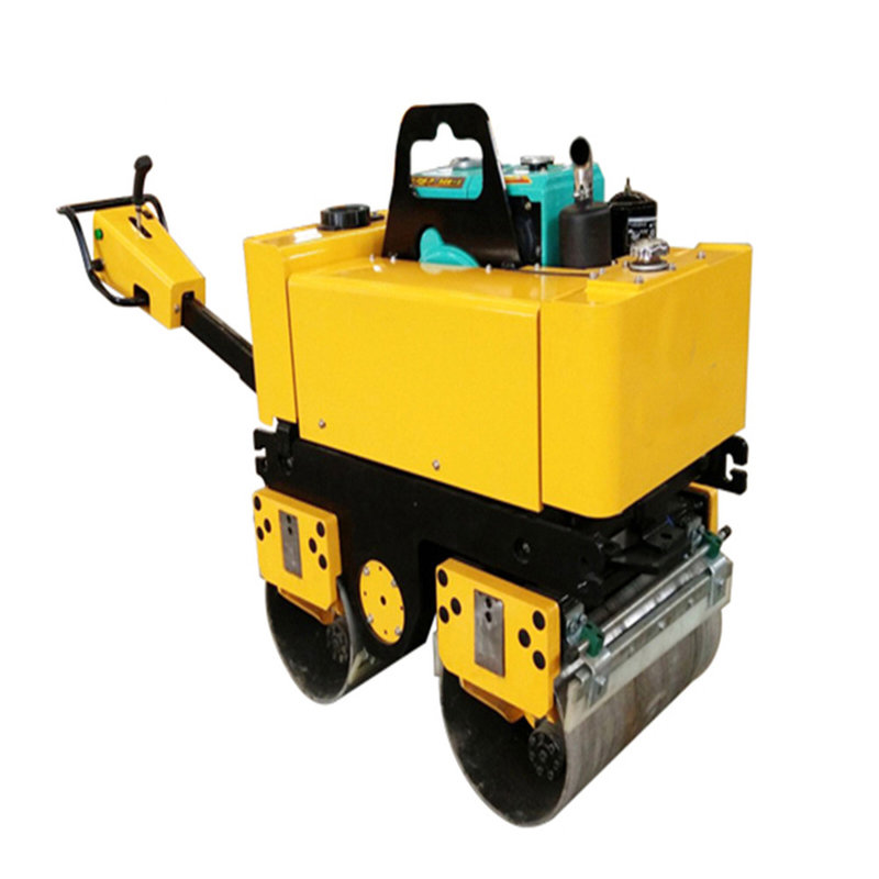 Selling Road Equipment ZM-80C Diesel Engine Walk Behind Vibration Tandem Small Road Roller