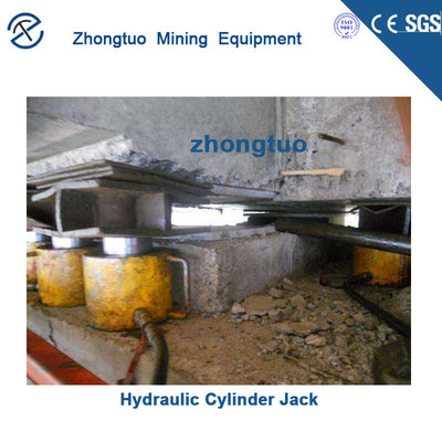 Flat Jack Lock Nut Cylinder|A portable hydraulic jacking jack for bridge replacement rubber production