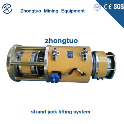 hydraulic strand jack system|Strand jacking is pre-fabricated building sections are carefully lifted and precisely place