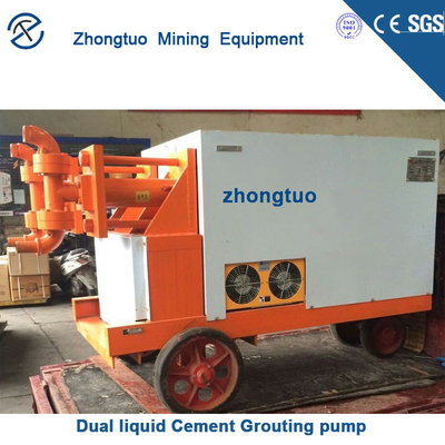 Dual liquid Cement Grouting pump|Used for double liquid high pressure grouting in mine tunnel