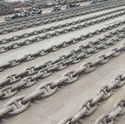 China biggest stockist anchor chain supplier with LR NK KR ABS BV CCS certificae