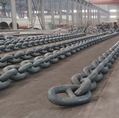 China biggest stockist anchor chain supplier with LR NK KR ABS BV CCS certificae