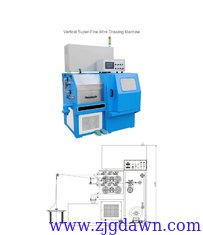 China Vertical Super-Fine Wire Drawing Machine supplier