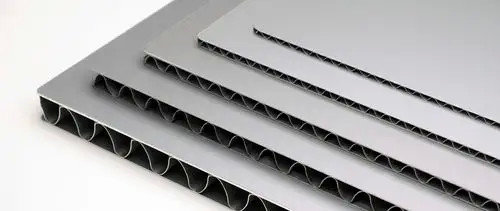 sandwich panel construction Aluminum corrugated core composite panel (ACCP)