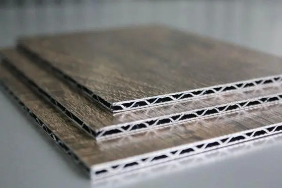sandwich panel construction Aluminum corrugated core composite panel (ACCP)