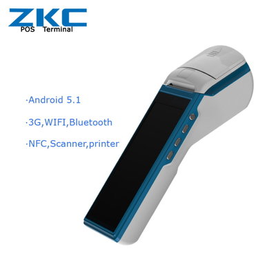 Smart android 5.1  5.5 inch handheld QR code nfc payment pos terminal with free SDK