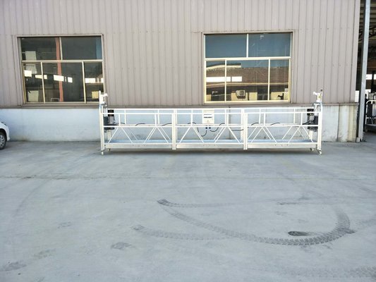 China Aluminium ZLP630 6m safety lock suspended platform,  construction gondola supplier
