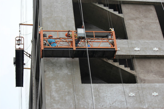 China Philippines external cleaning hoist temporary suspended platform gondola supplier