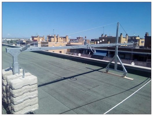 China 1.8kw ZLP800 electric hoist suspended rope platform for construction supplier