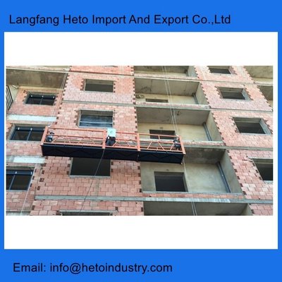 China Building facade cleaning 6 meters 630kg good quality aluminium temporary gondola supplier