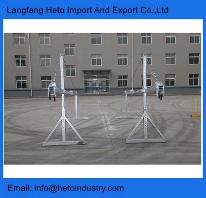 China Philippines aluminium ZLP800 temporary gondola building cleaning suspended platform supplier