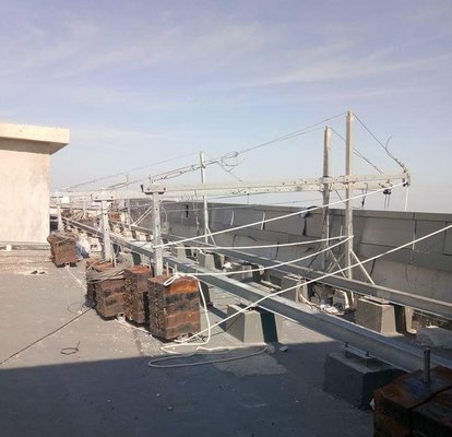 China Galvanized steel end stirrup modular temporary access suspended platform ZLP630 Urkraine cradle supplier