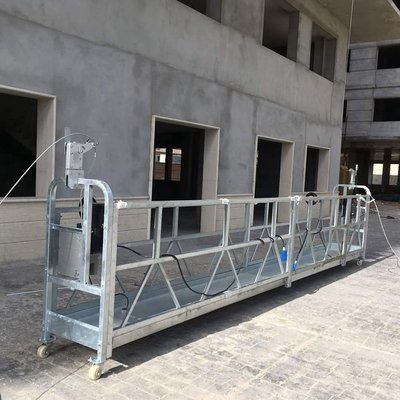 China ZLP series steel electric temporary suspended working platform for building maintennace supplier
