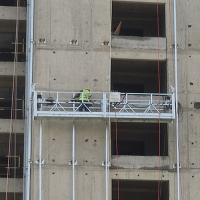China Galvanized steel ZLP630 6 meters temporary motorized gondola in the Philippines supplier