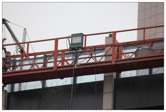 Building maintenance aluminium ZLP800 electric hanging scaffolding for sale supplier