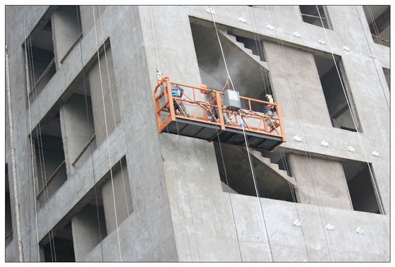 China electric cradle exporter building plastering temporary ZLP630 suspended platform supplier