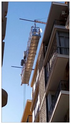 High rise maintenance aluminium ZLP630 suspended platform in Malaysia supplier