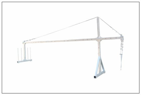 2 meters aluminium temporary suspended platform gondola for building maintenance unit supplier