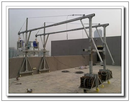 Building maintenance galvanized steel suspended working platform ZLP800 supplier