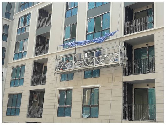 Building maintenance steel ZLP800 suspended rope platform for sale supplier