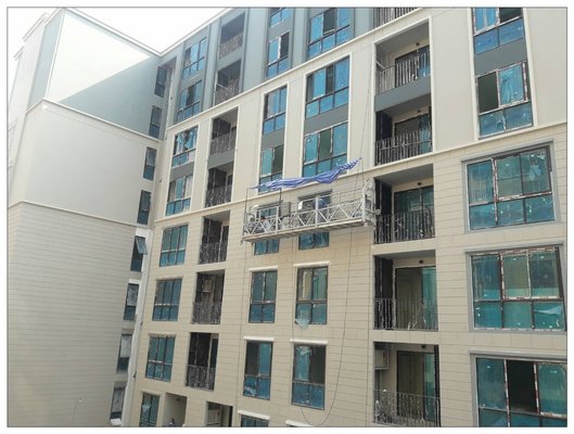 Building maintenance aluminium ZLP800 hoist motor suspended platform for sale supplier