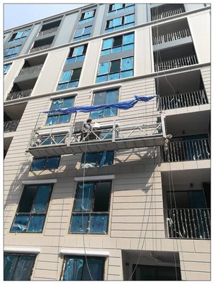 Building maintenance aluminium ZLP800 hoist motor suspended platform for sale supplier