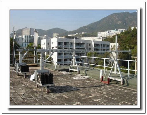 Painting steel 7.5 meters motorized temporary gondola ZLP800 in Philippines supplier