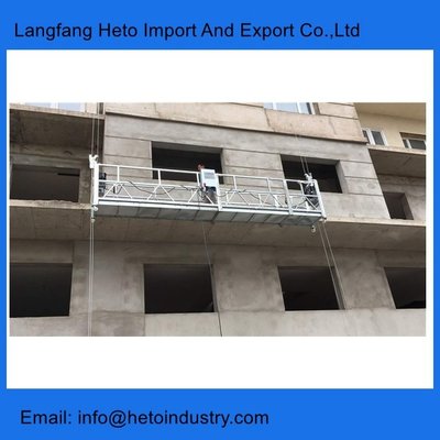 Vietnam steel ZLP800 7.5 meters 9.1mm wire rope suspended working platform supplier