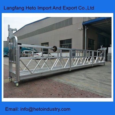 India steel ZLP800 7.5 meters electric wire rope suspended working platform supplier