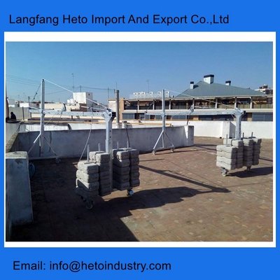 India steel ZLP800 7.5 meters electric wire rope suspended working platform supplier