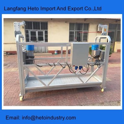 India steel ZLP800 7.5 meters electric wire rope suspended working platform supplier