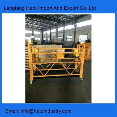 Electric hanging scaffolding ZLP800 suspended platform for building maintenance supplier