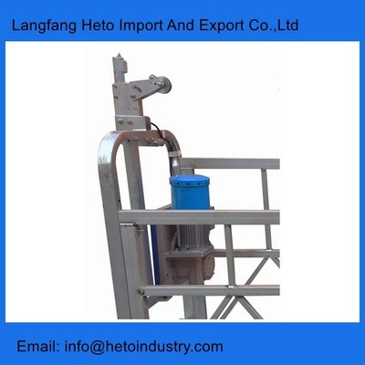 Building cleaning painting steel ZLP630 temporary suspended platform hoist motor supplier