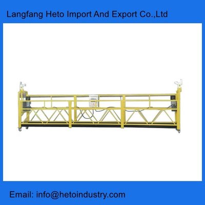 Thailand 2 meters aluminium temporary suspended platform gondola for building maintenance unit supplier