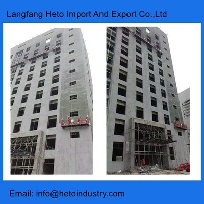 ZLP630 aluminium building contruction srp temporary gondola for maintenance and cleaning supplier