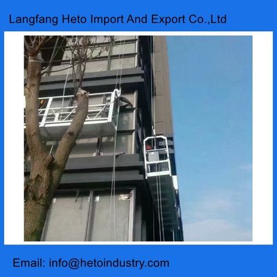 ZLP630 aluminium suspended access platform system for building cleaning supplier