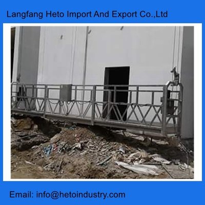 India steel ZLP800 7.5 meters 8.6mm wire rope suspended working platform supplier
