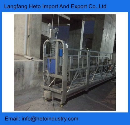 Painting steel ZLP630 6 meters 630kg window cleaning suspended platform supplier