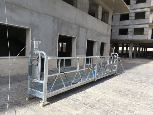 Powered galvanized steel ZLP800 7.5meters 800kg window cleaning suspended platform supplier