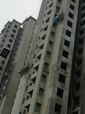 Temporary access safety modular suspended platform system ZLP630 for building cleaning supplier