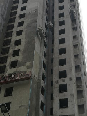 Galvanized steel ZLP630 modular suspended working platform for building maitenance unit supplier